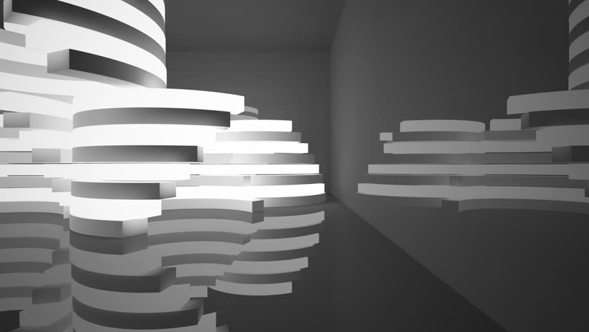 Abstract Architecture 3d Rendering Stock Footage Video 100 Royalty Free 12690170 Shutterstock