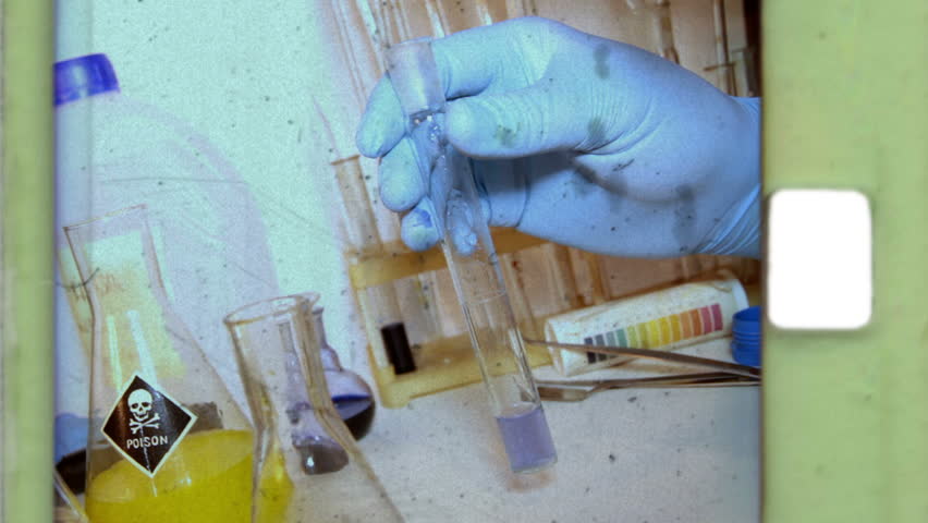 strange experiments different chemical material 8mm Stock Footage Video ...