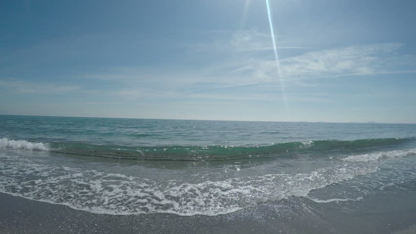 alboran sea beach spanish la linea Stock Footage Video (100% Royalty ...