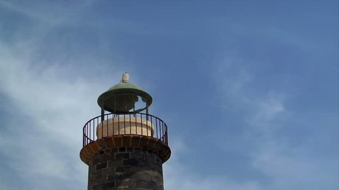 Old Rusty Lighthouse Time Lapse Stock Footage Video (100% Royalty-free ...