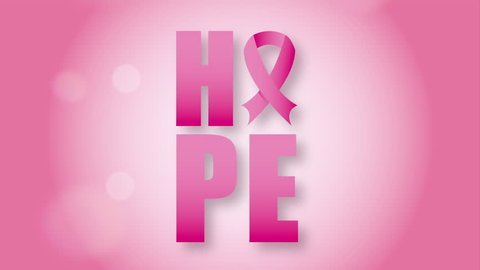 Realistic Pink Ribbon Animation Symbol World Stock Footage Video (100% ...