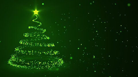 Christmas Tree Animation Loop 720x576 Pal Stock Footage Video (100% ...