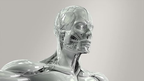 Cool Robot Upper Body Side View Stock Illustration 298898111 | Shutterstock