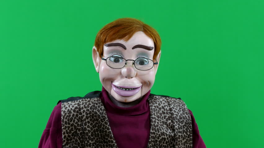Puppet Teenager Cant Stop Laughing Stock Footage Video (100% Royalty ...