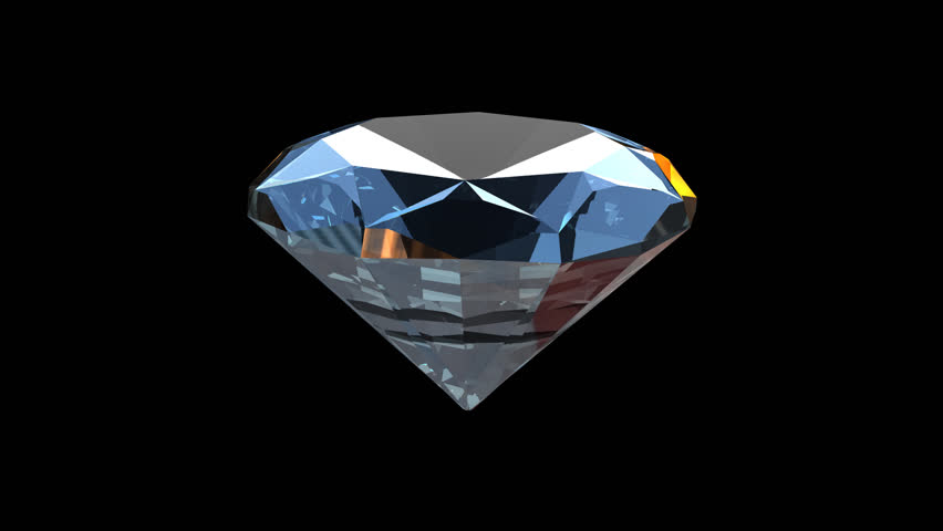 diamond rotating seamless loop alpha png Stock Footage Video (100% ...