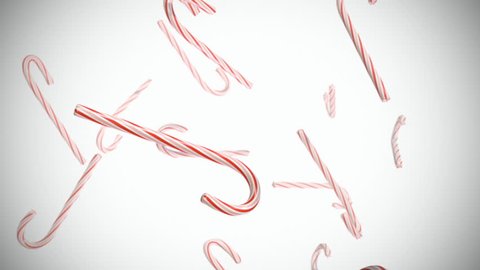Candy Cane Loop Seamless Animated Loop Stock Footage Video (100% ...