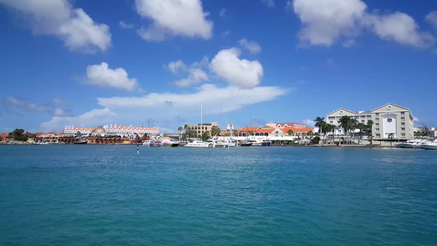 oranjestad skyline on aruba Stock Footage Video (100% Royalty-free ...