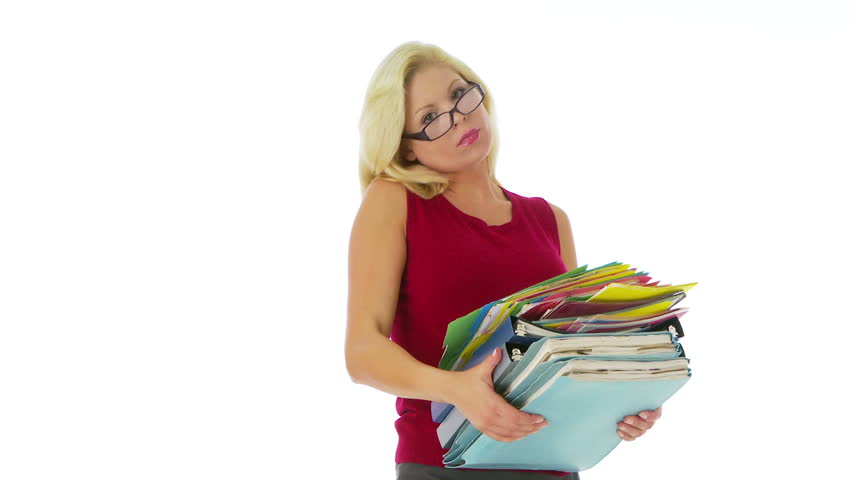 businesswoman carrying large stack documents Stock Footage Video (100% ... businesswoman carrying large stack documents Stock Footage Video (100% ...