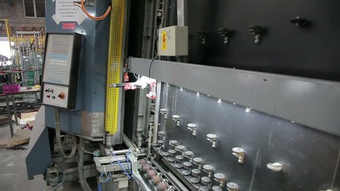 Production Glass Window Factory Stock Footage Video (100% Royalty-free ...