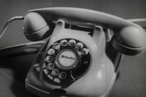 Circa 1950s Inside Telephone Communication Manufacturing Stock Footage ...