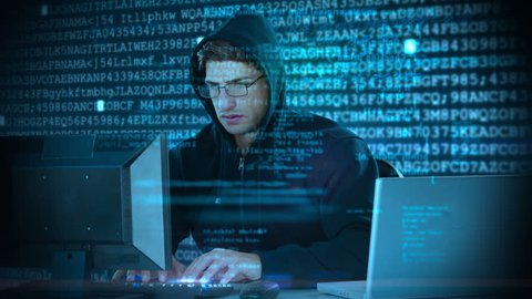 Hacking Malware Concept Hacker Using Abstract Stock Photo 1198362232 ...