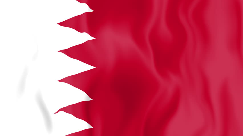 Animated Flag of Bahrain in Stock Footage Video (100% Royalty-free ...