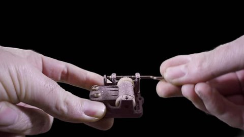 Music Box Hands Normal a Pair Stock Footage Video (100% Royalty-free ...