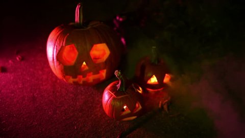 Spooky Horror Halloween Dead Evil Background Stock Footage Video (100% ...