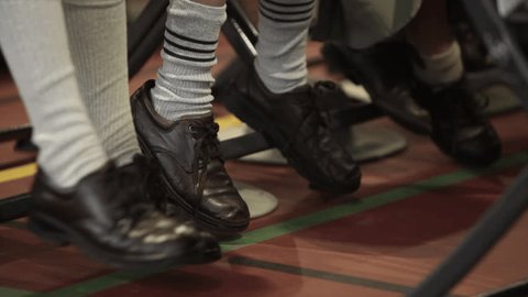 Restless Student Feet Fidgeting Stock Footage Video (100% Royalty-free ...