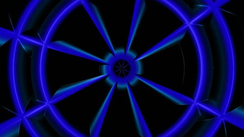 Background Animation Ring Lines Computer Graphics Stock Footage Video ...