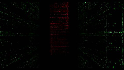 4k Abstract Animation Digital Data Matrix Stock Footage Video (100% ...