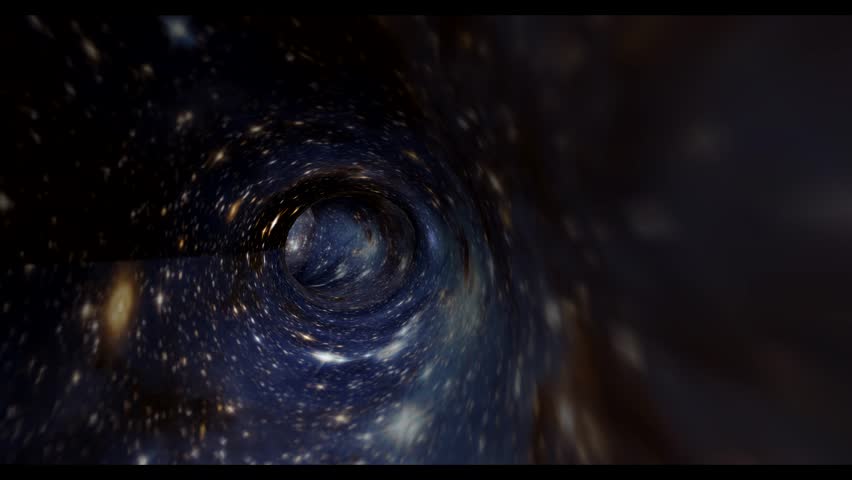 3d Vortex Animation.wormhole Though Time Stockvideoklipp (helt ...