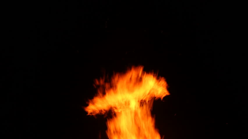 burning torch texture alpha loop full Stock Footage Video (100% Royalty ...