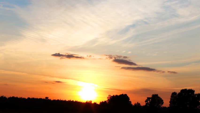 moving sunset sky background Stock Footage Video (100% Royalty-free ...