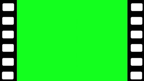 Animated Film Strip Overlay Green Screen Stock Footage Video (100% ...
