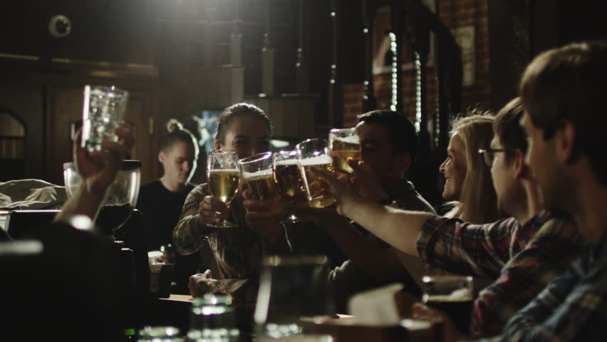 guys-doing-a-toast-with-beers image - Free stock photo - Public Domain ...