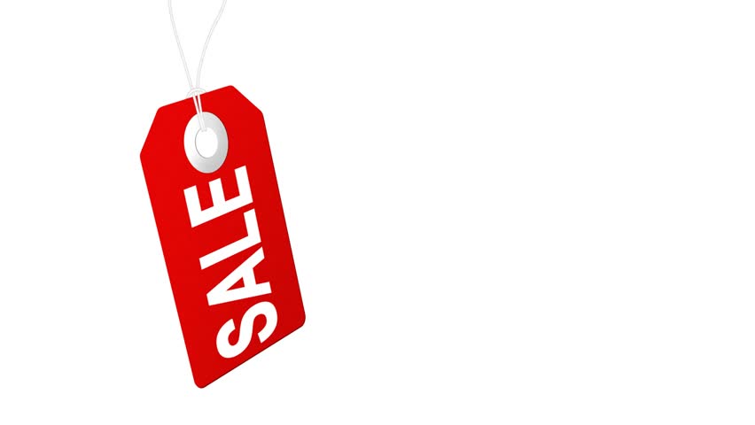 Big Sale Animation with Red Stock Footage Video (100% Royalty-free ...