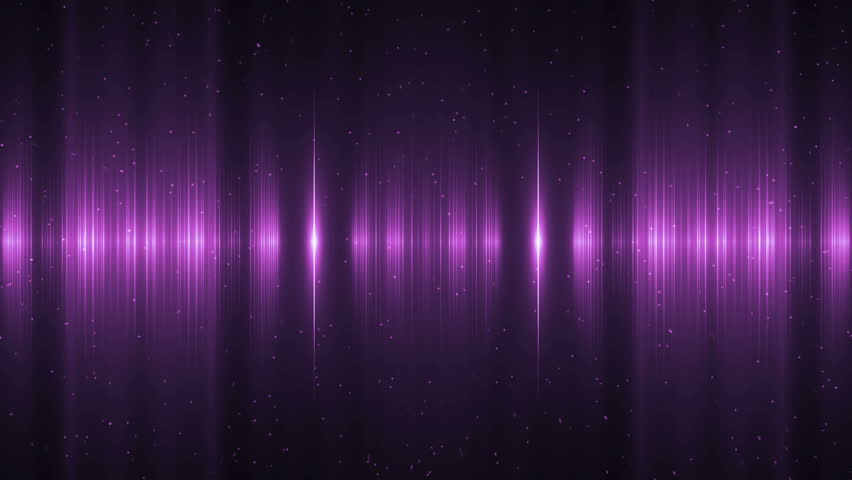 Audio Violet Equalizer. Abstract Background Stock Footage Video (100% ...