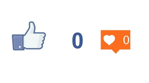 Facebook Like Heart Vector Modern Icons Stock Vector (Royalty Free ...