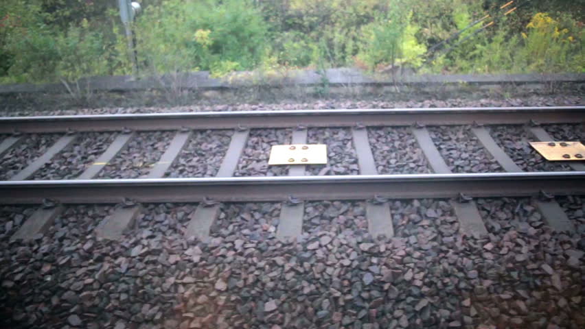 wagon wheel effect train tracks optical Stock Footage Video (100% ...