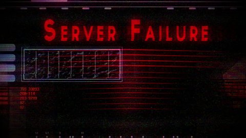 Server Failure Concept Computer Servers Stock Footage Video (100% ...