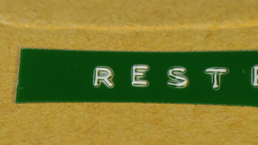 restricted label on document concept Stock Footage Video (100% Royalty ...