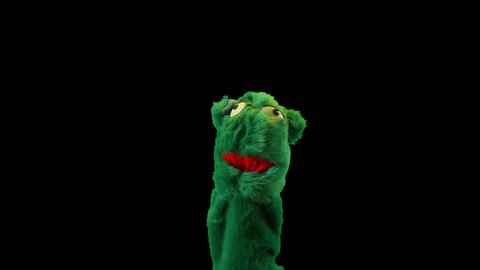 Puppet Talking Png Alpha Background Stock Footage Video (100% Royalty ...