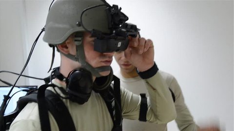 Circa 2010s Marines Army Use Computer Stock Footage Video (100% Royalty ...