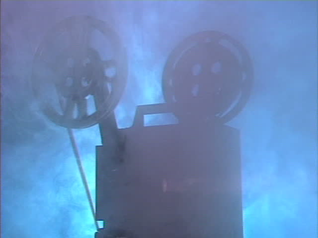 A Rotating Movie Projector with Stock Footage Video (100% Royalty-free ...