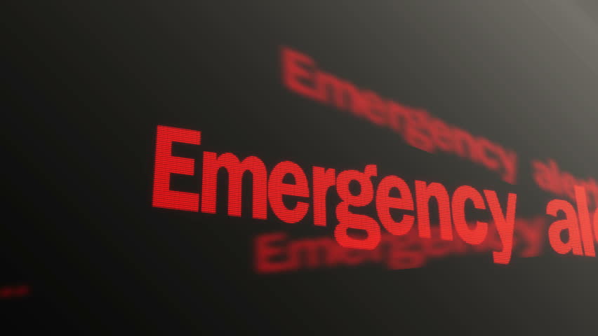 Emergency Alert. Please Stand By. Stock Footage Video (100% Royalty ...