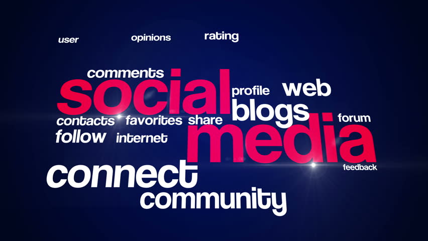 social media background text 4k Stock Footage Video (100% Royalty-free ...