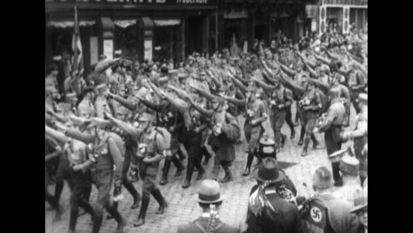 Germany, 1930s: German Army March Stock Footage Video (100% Royalty ...