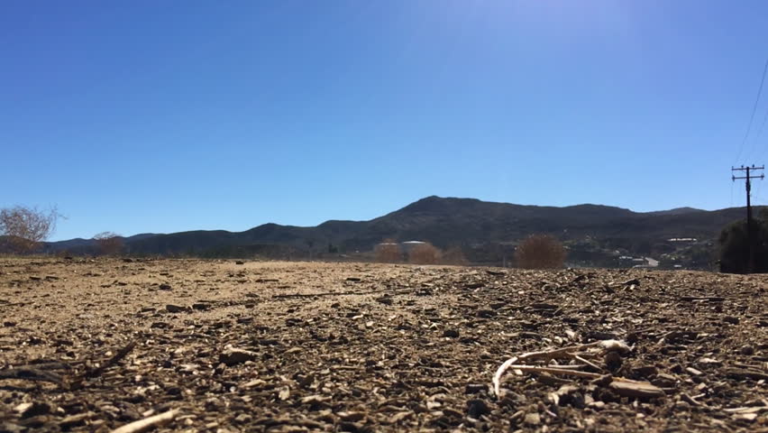 Tumbleweeds Blow Across an Empty Stock Footage Video (100% Royalty-free ...