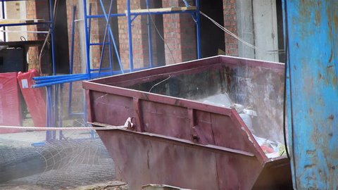 Garbage skip Stock Video Footage - 4K and HD Video Clips | Shutterstock