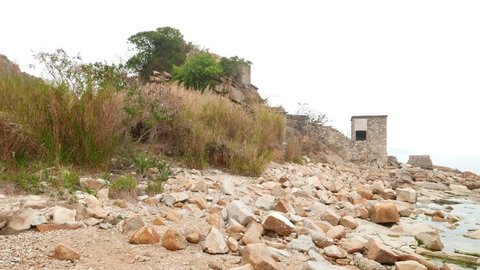 Ruins Stone Loading Ramps Former Stone Stock Footage Video (100% ...