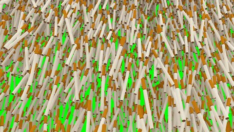 Animated Intense Very Heavy Rain Cigarettes Stock Footage Video (100% ...