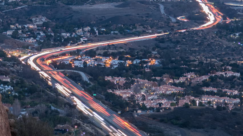 Los Angeles 118 Freeway San Stock Footage Video (100% Royalty-free ...