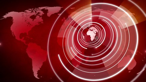Abstract Circle Breaking News Background 4k Stock Footage Video (100% ...