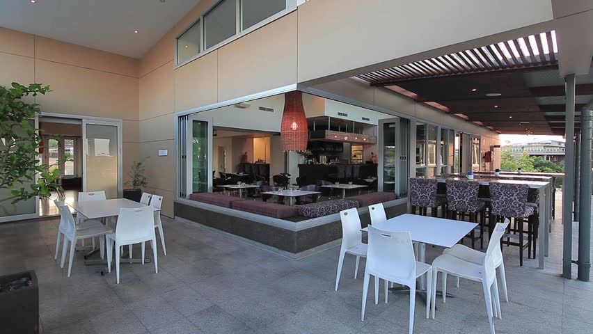 Open Plan Restaurant and Bar Stock Footage Video (100% Royalty-free ...