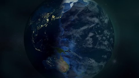 beautiful sunrise world skyline planet earth Stock Footage Video (100% ...