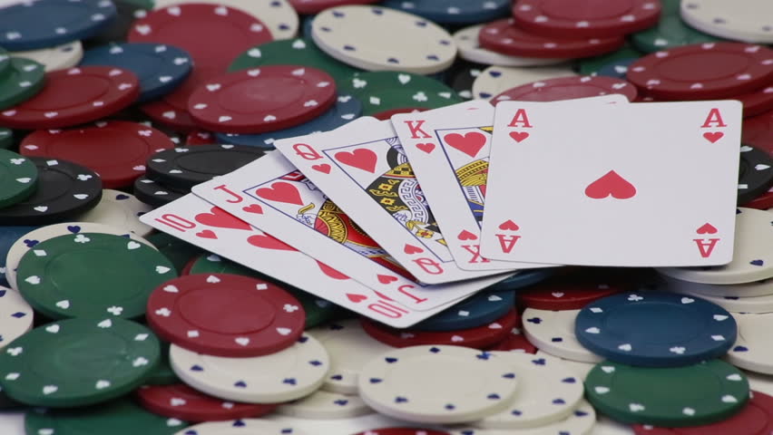 Playing Cards and Chips Video Stock Footage Video (100% Royalty-free ...