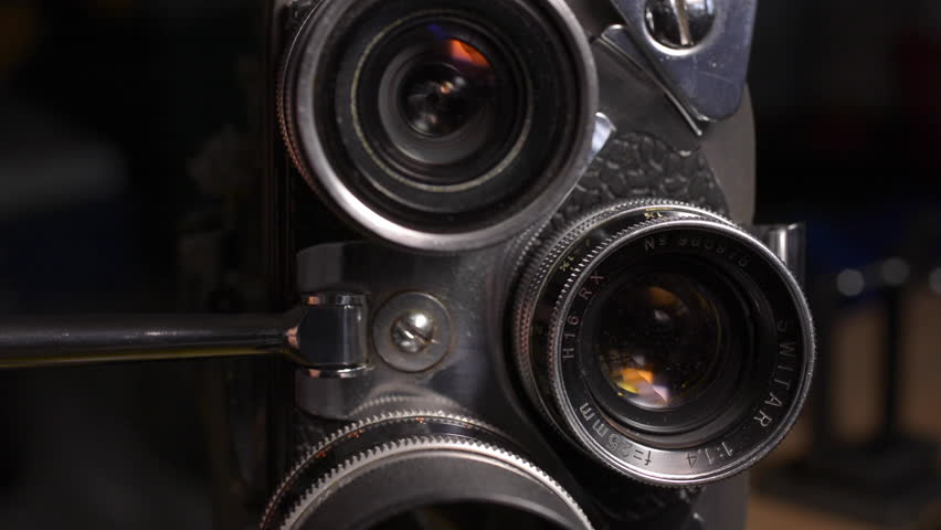 Turning a Lens Turret to Stock Footage Video (100% Royalty-free ...