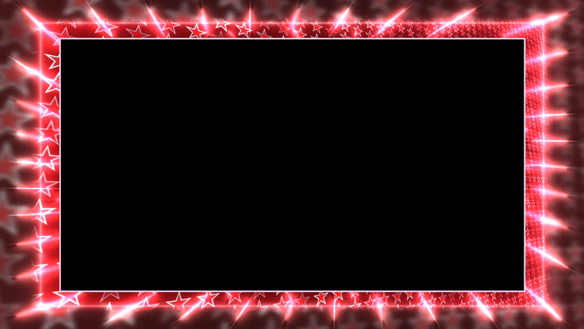 red animation frame rotating star alpha Stock Footage Video (100% ...