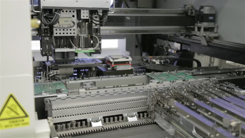 pcb printed circuit board production process Stock Footage Video (100% ...
